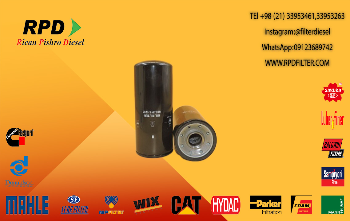 فیلتر روغن Komatsu 600-211-1231 – فیلتر های دیزل ژنراتور و ماشین آلات ...